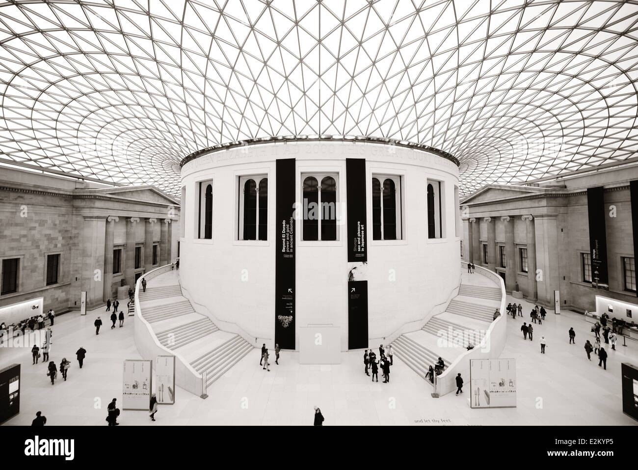 British Museum interior Stock Photo - Alamy