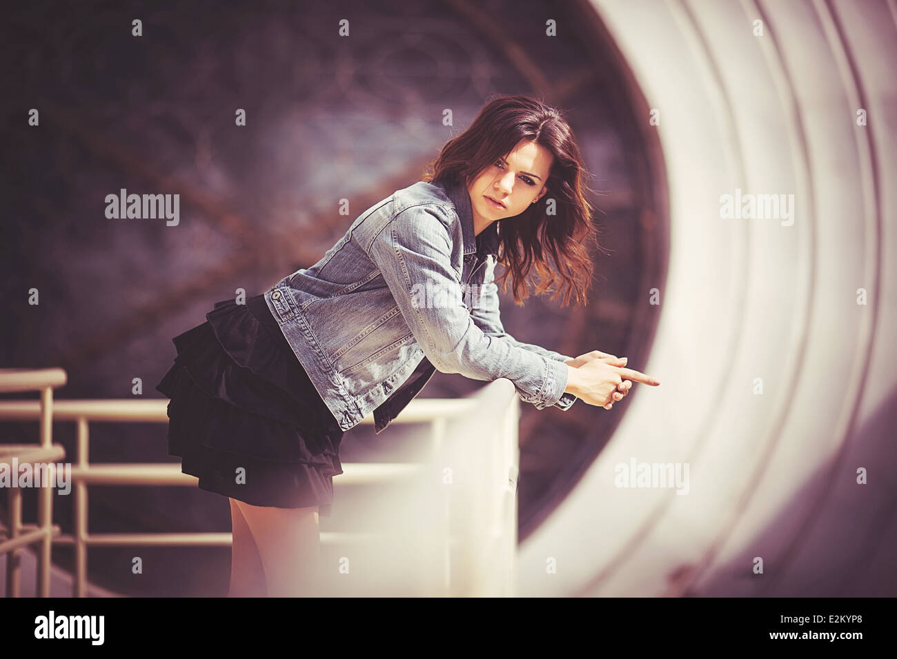 Bridge girl hi-res stock photography and images - Alamy