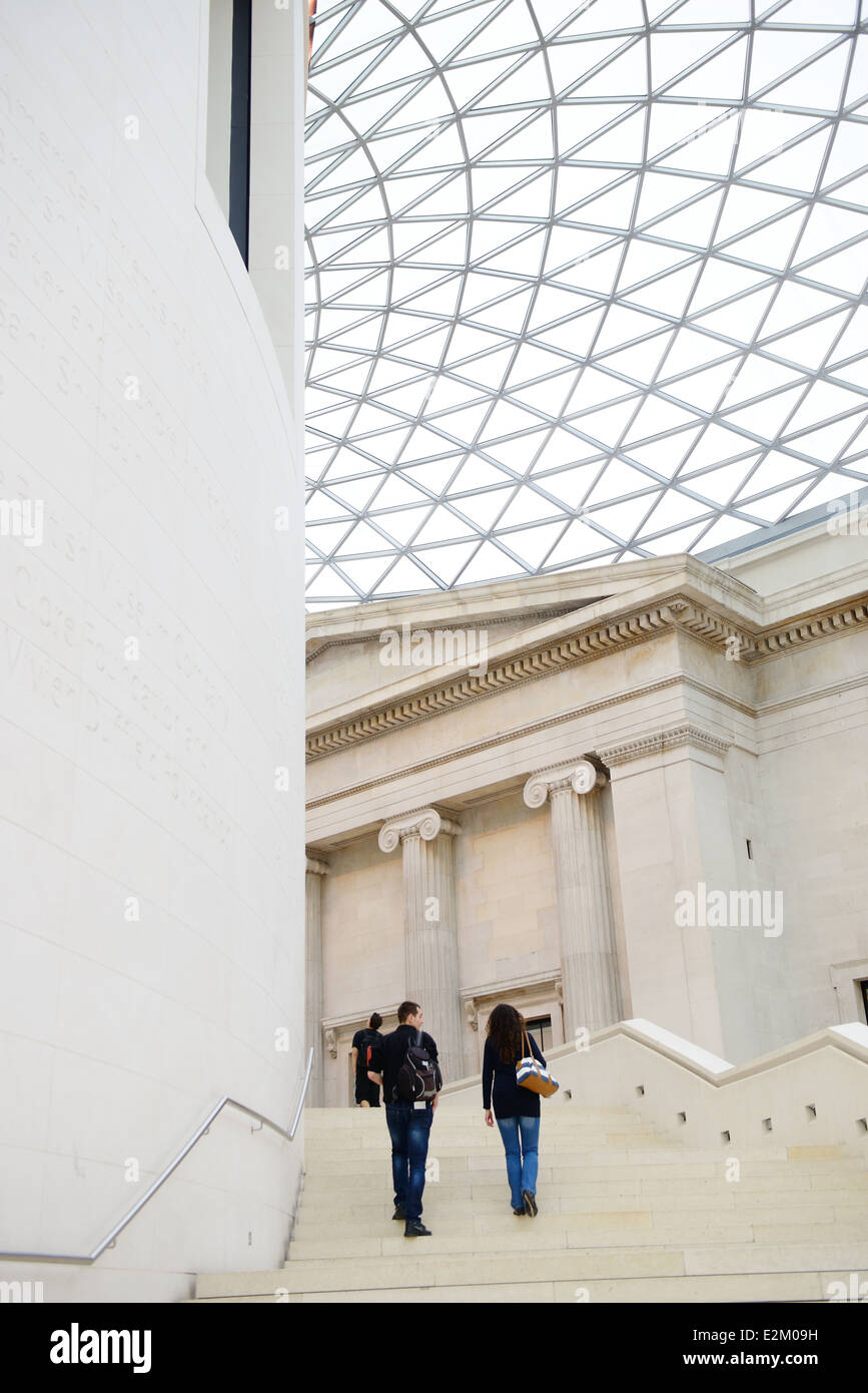 British Museum interior Stock Photo - Alamy