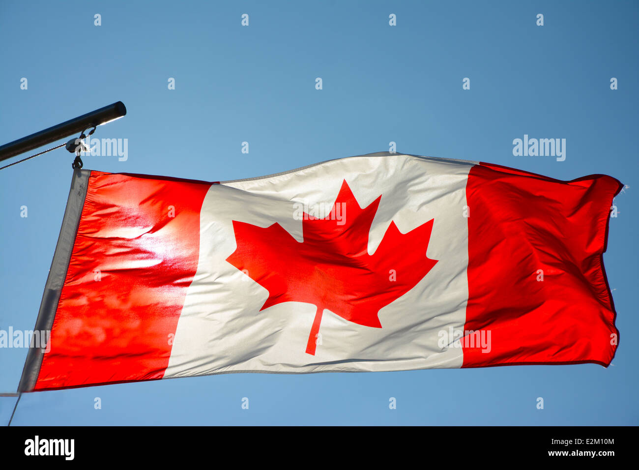 Canada Flag Waving Real