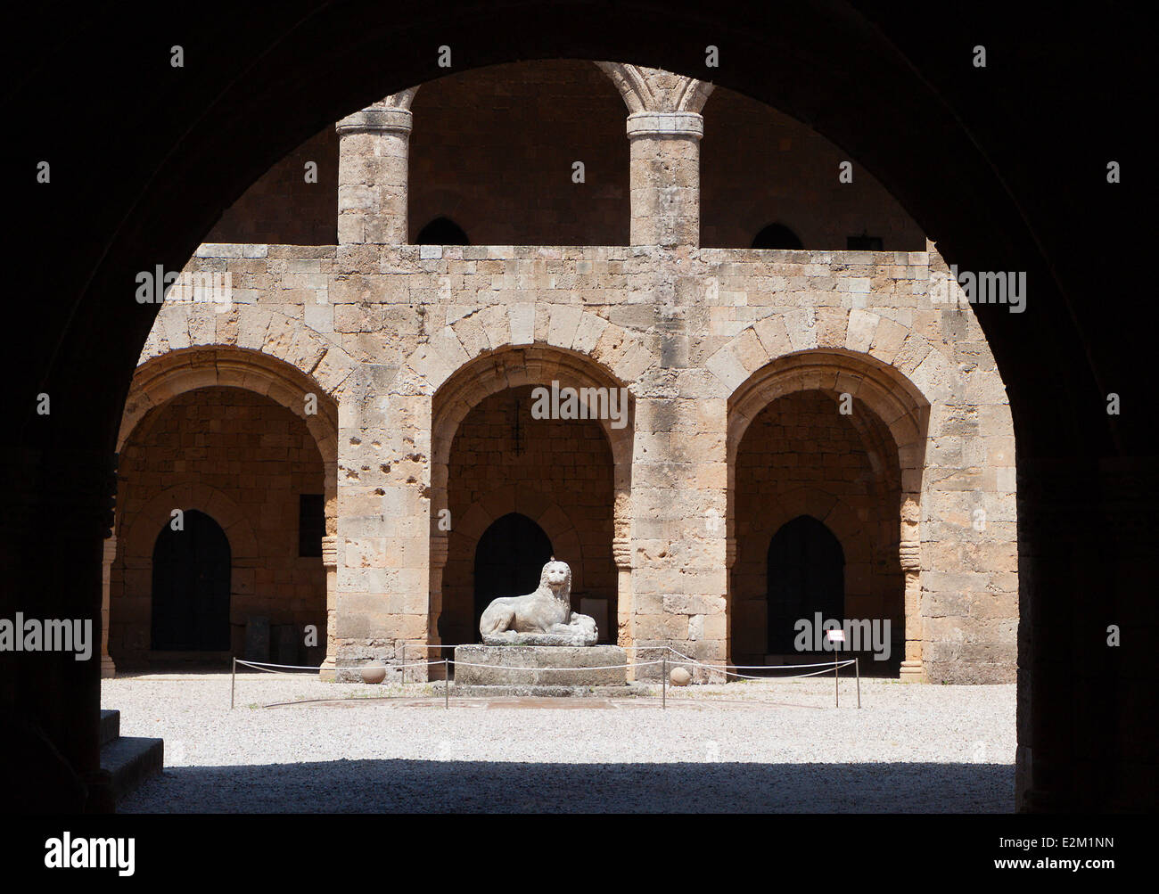 Archaeological museum of Rhodes island in Greece Stock Photo - Alamy