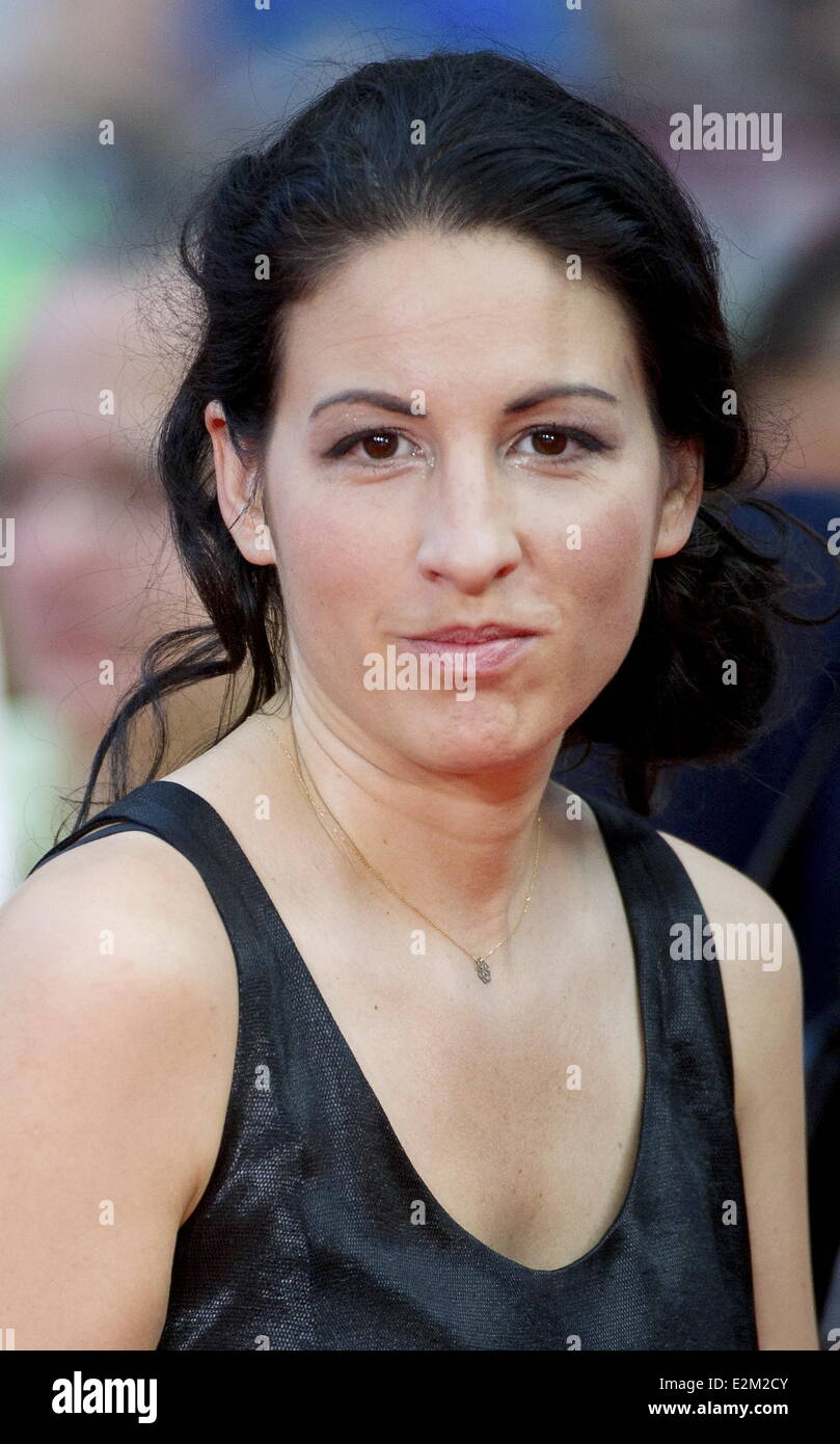 Minu Barati-Fischer at Lone Ranger premiere at Cinestar movie theater ...