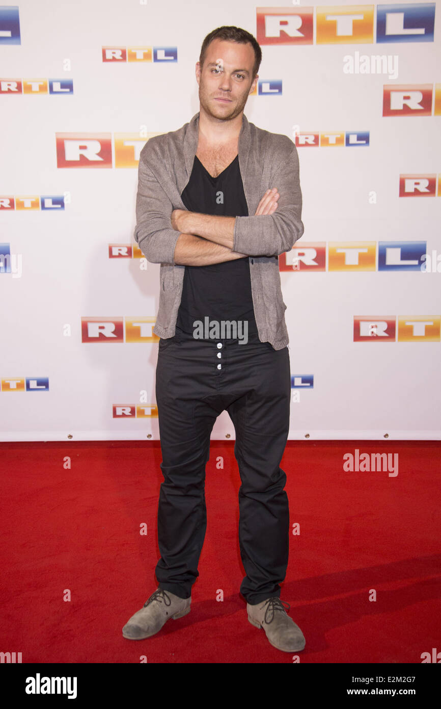 Bernhard Piesk at a press event to promote RTL TV's broadcasting season ...