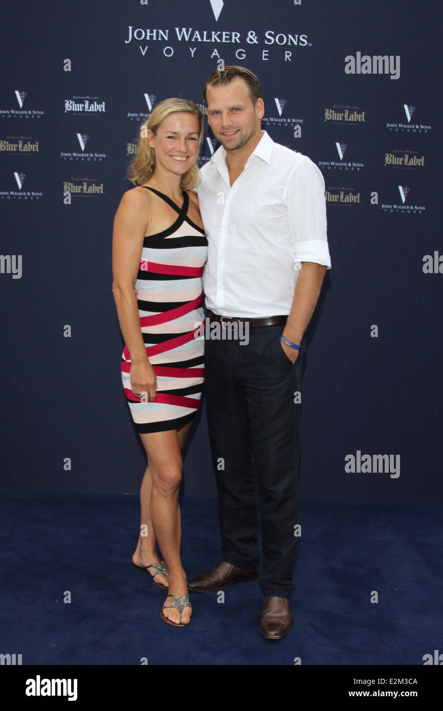 Rhea Harder mit Freund Jörg Vennewald at John Walker & Sons Voyager VIP ...