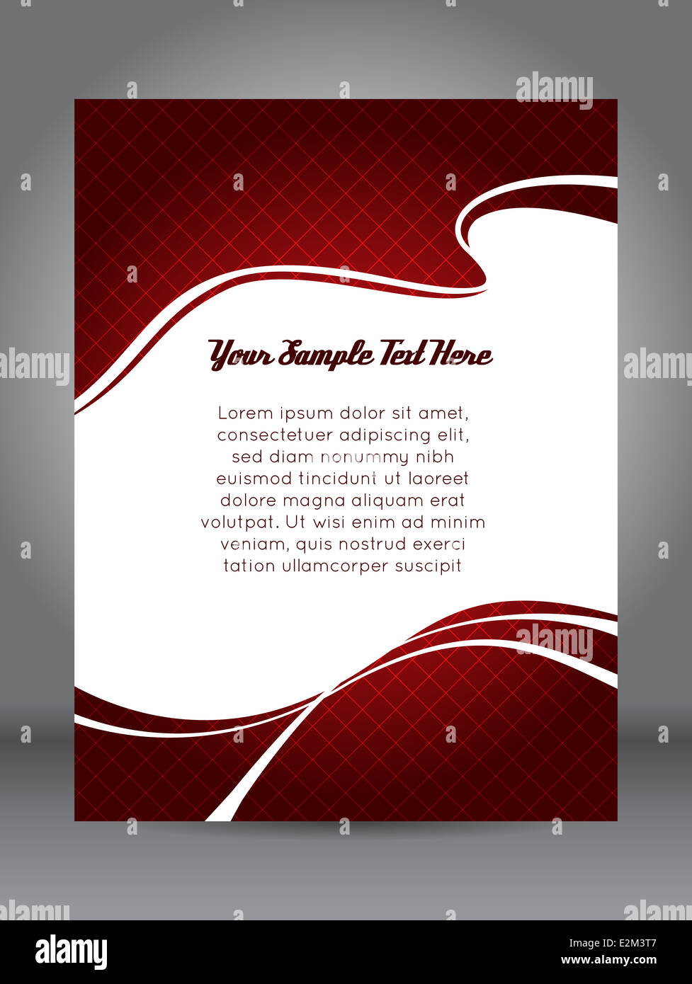 Flyer design content background. Vector illustration. Design layout ...
