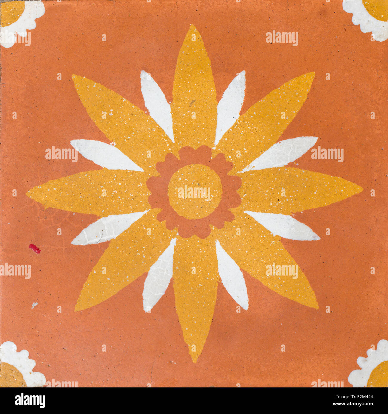 Floral like tile design hi-res stock photography and images - Alamy