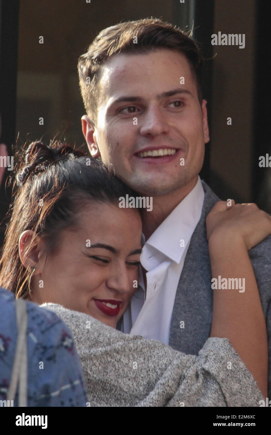 Rocco Stark and Rocco's sister at opening party of Rocco Stark store ...