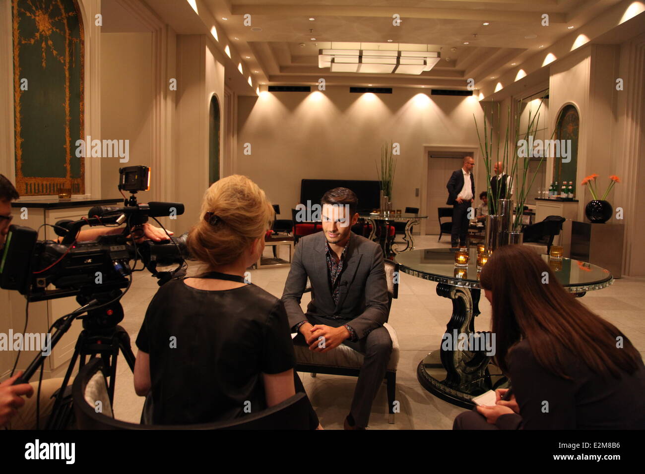 Baptiste Giabiconi Interview with German Bild Newspaper at InTouch ...