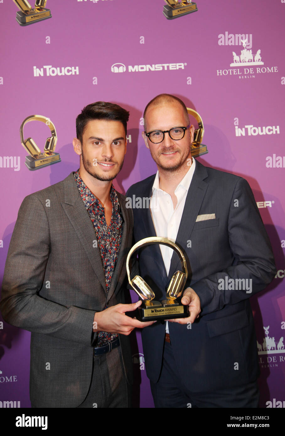 Baptiste Giabiconi and Tim Affeld at InTouch Award Shooting Star ...
