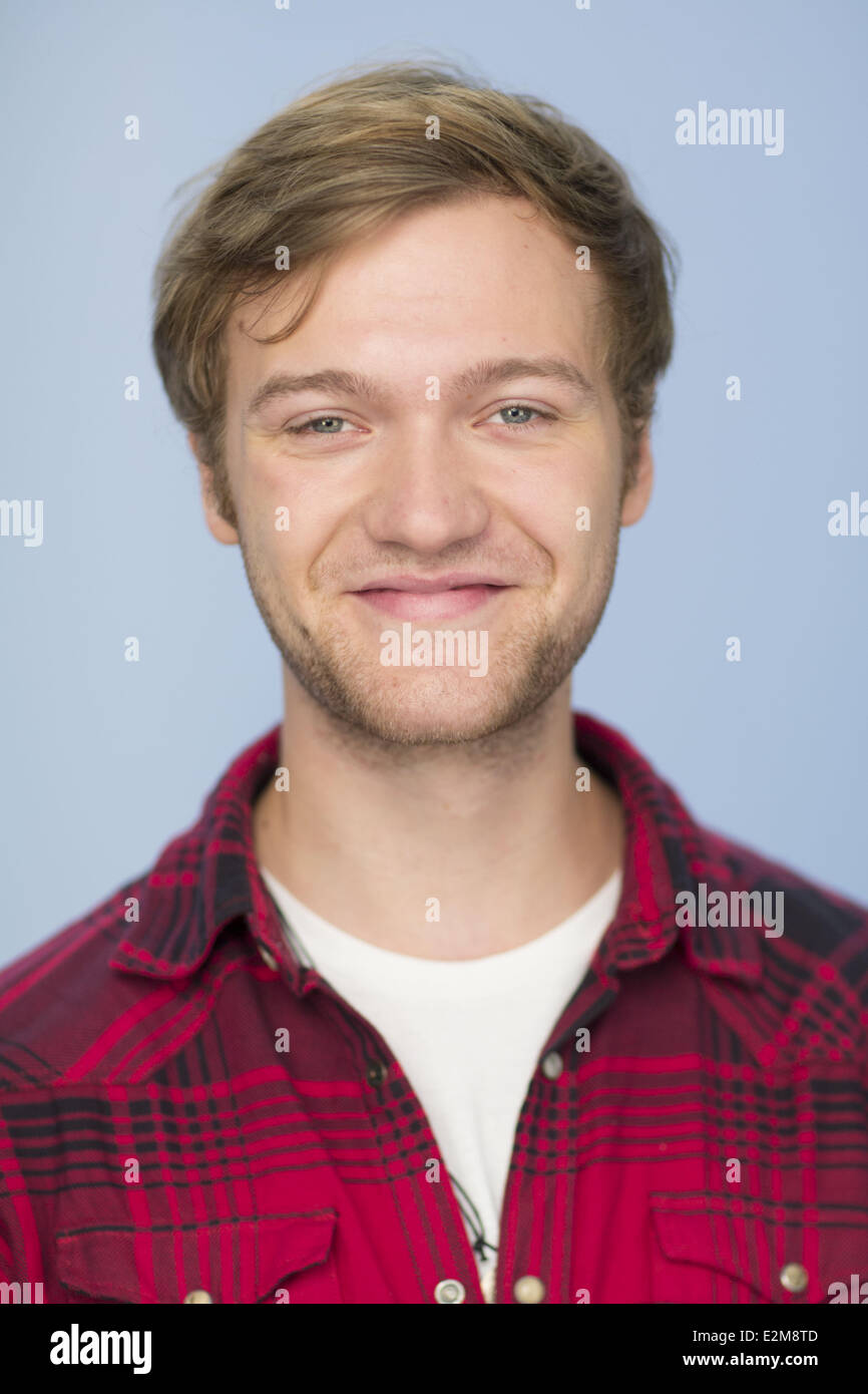 Vincent Redetzki at a photocall for German TV serie 'Polizeiruf 110' at ...