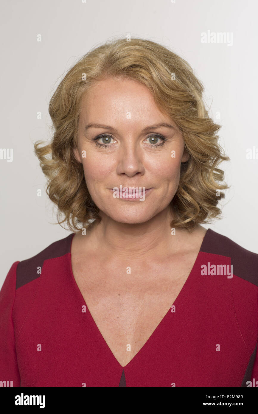 Maike Bollow at a photocall for German ARD TV serie 'Rote Rosen' at ...