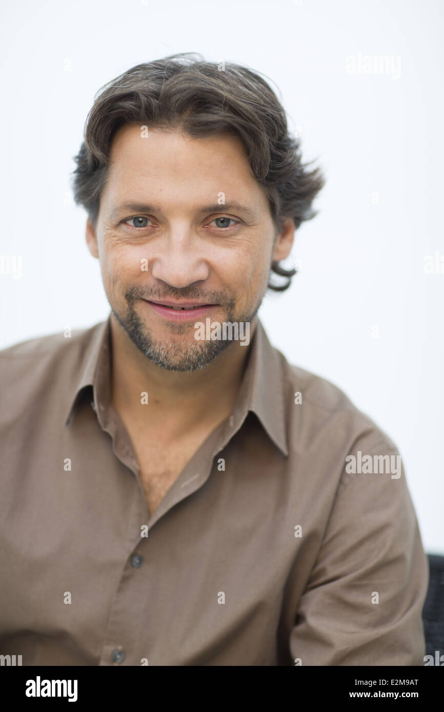 Patrick Bach at a photocall for German ARD TV serie 'Rote Rosen' at ...