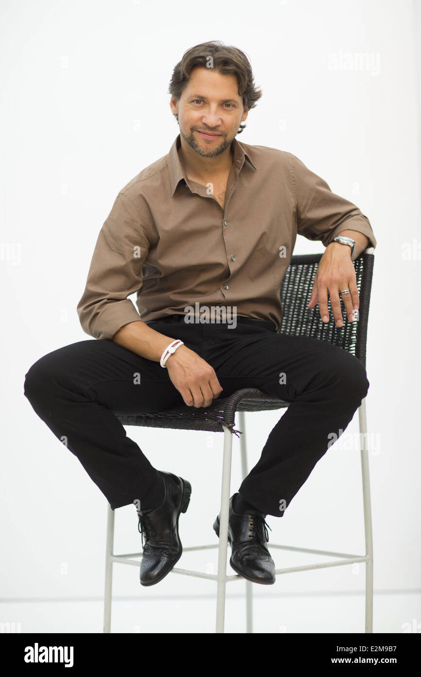 Patrick Bach at a photocall for German ARD TV serie 'Rote Rosen' at ...