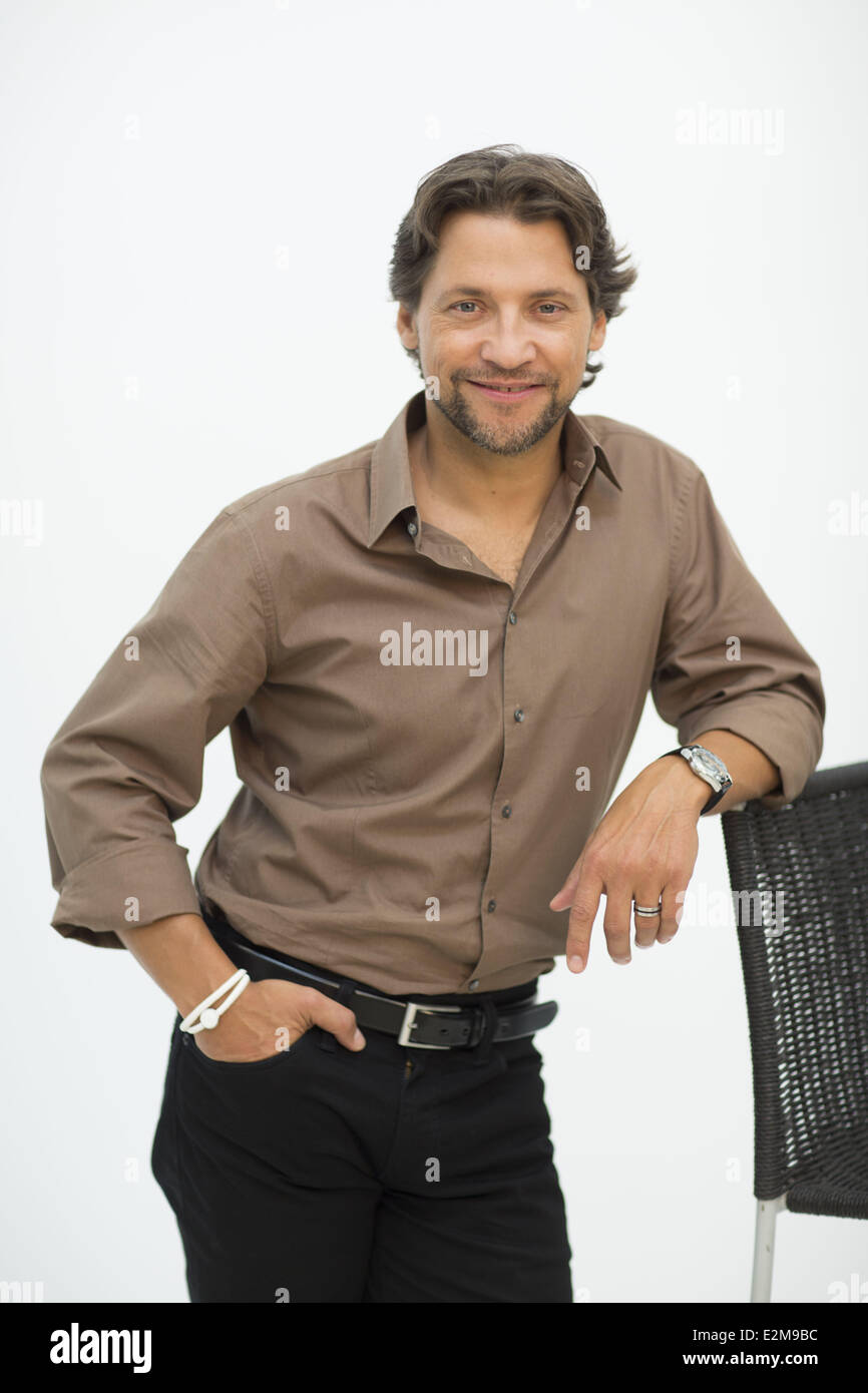 Patrick Bach at a photocall for German ARD TV serie 'Rote Rosen' at ...