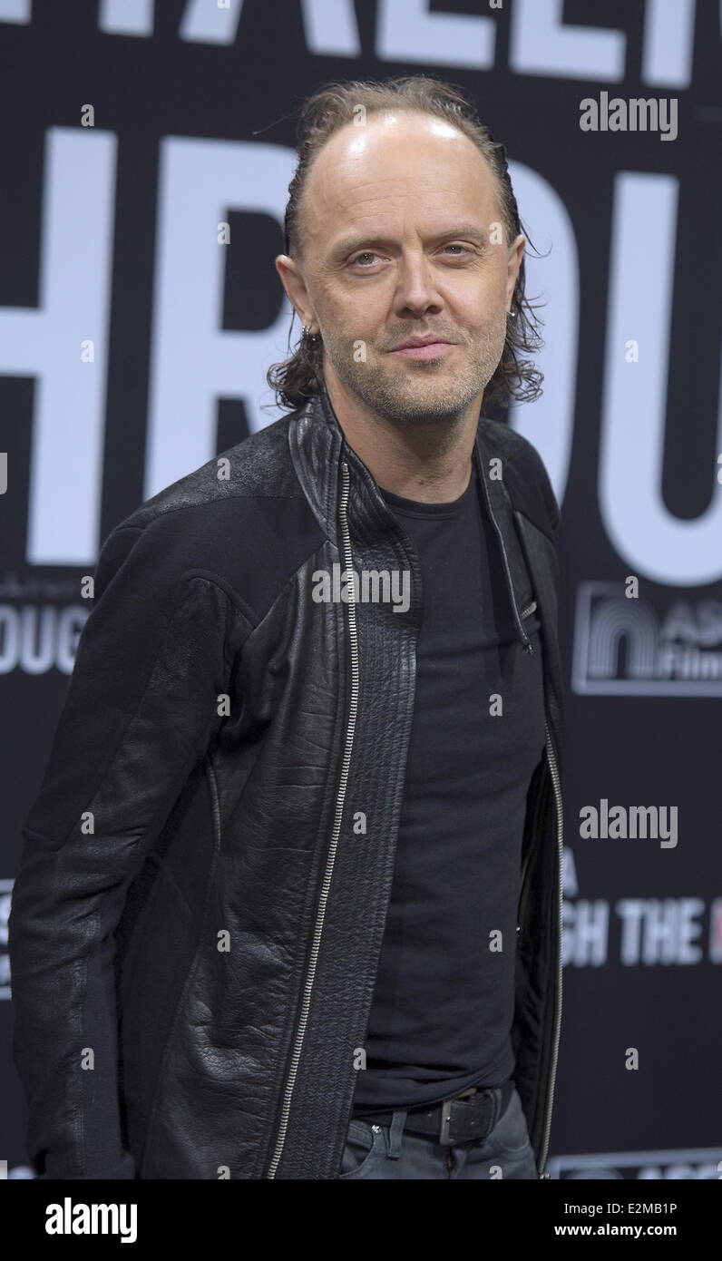 Lars Ulrich at the Metallica - Trough The Never premiere at IMAX Kino ...