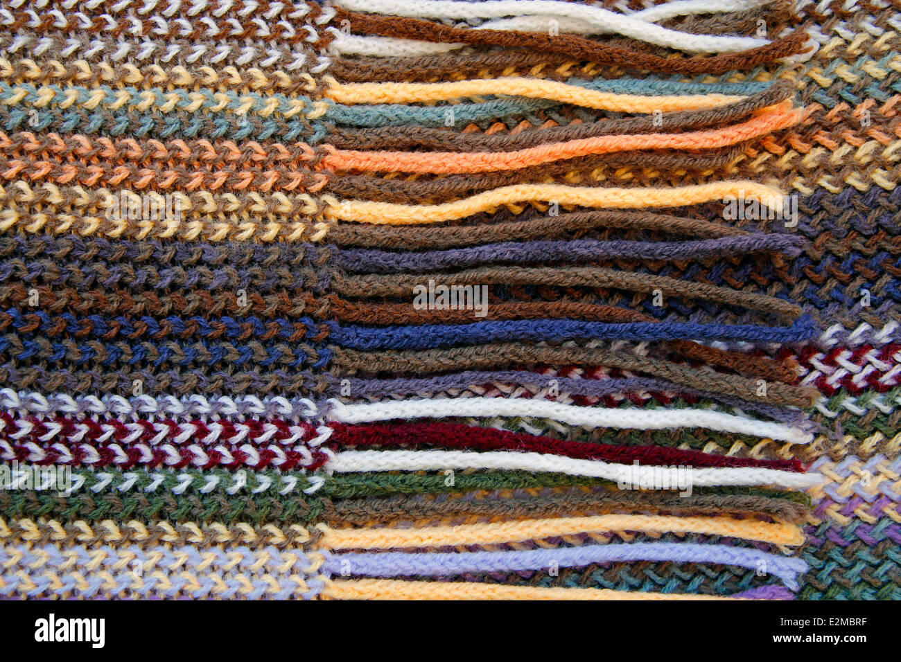 Close-up of knitted wool texture Stock Photo - Alamy