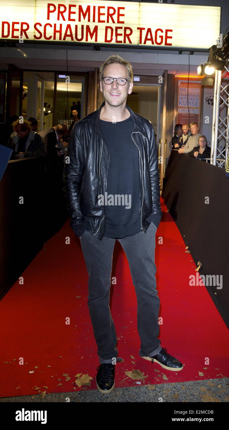 Jan Hahn at Schaum der Tage premiere at Cinema Paris movie theater ...