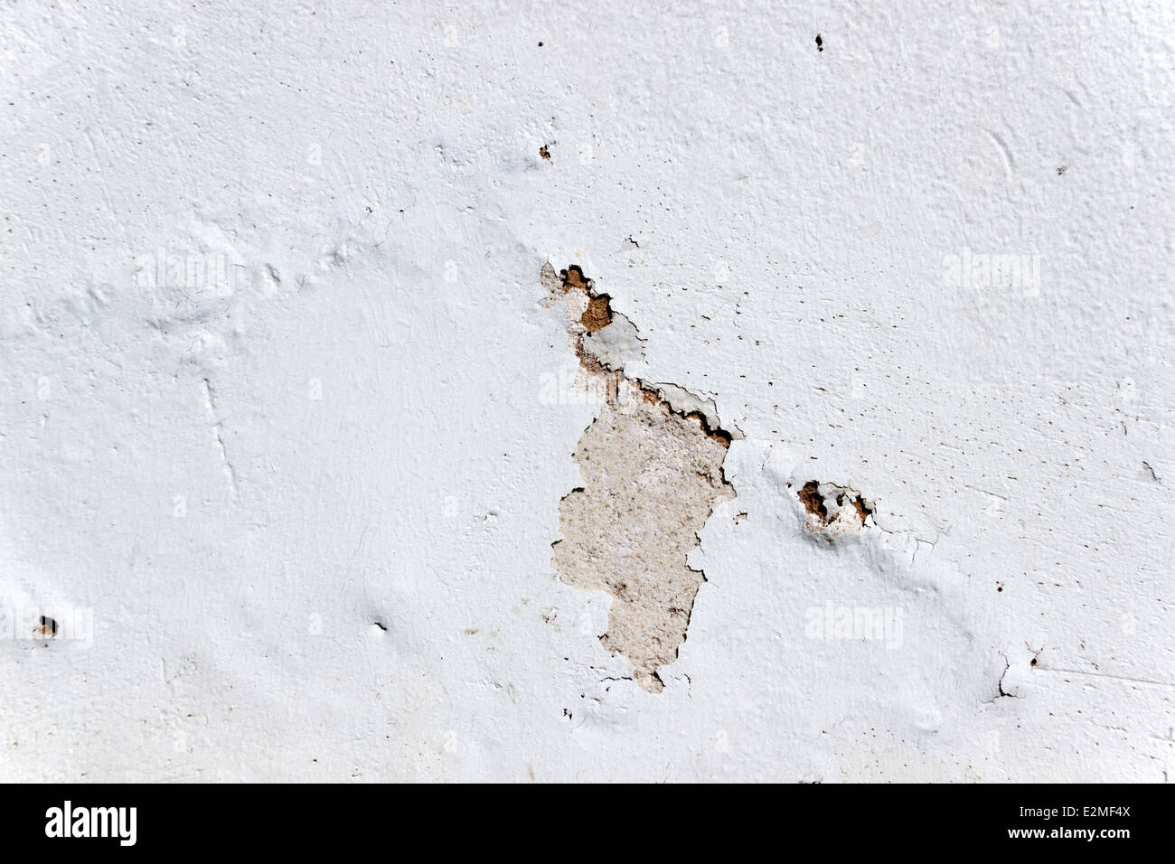 deterioration of exterior wall due to rising damp Stock Photo - Alamy