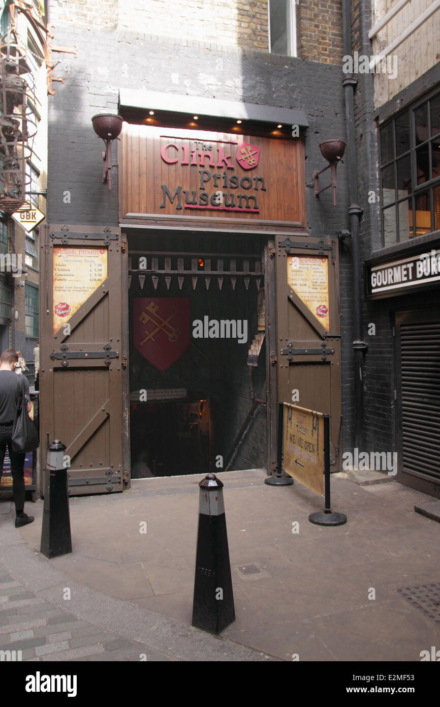 The Clink Prison Museum Southwark London Stock Photo - Alamy