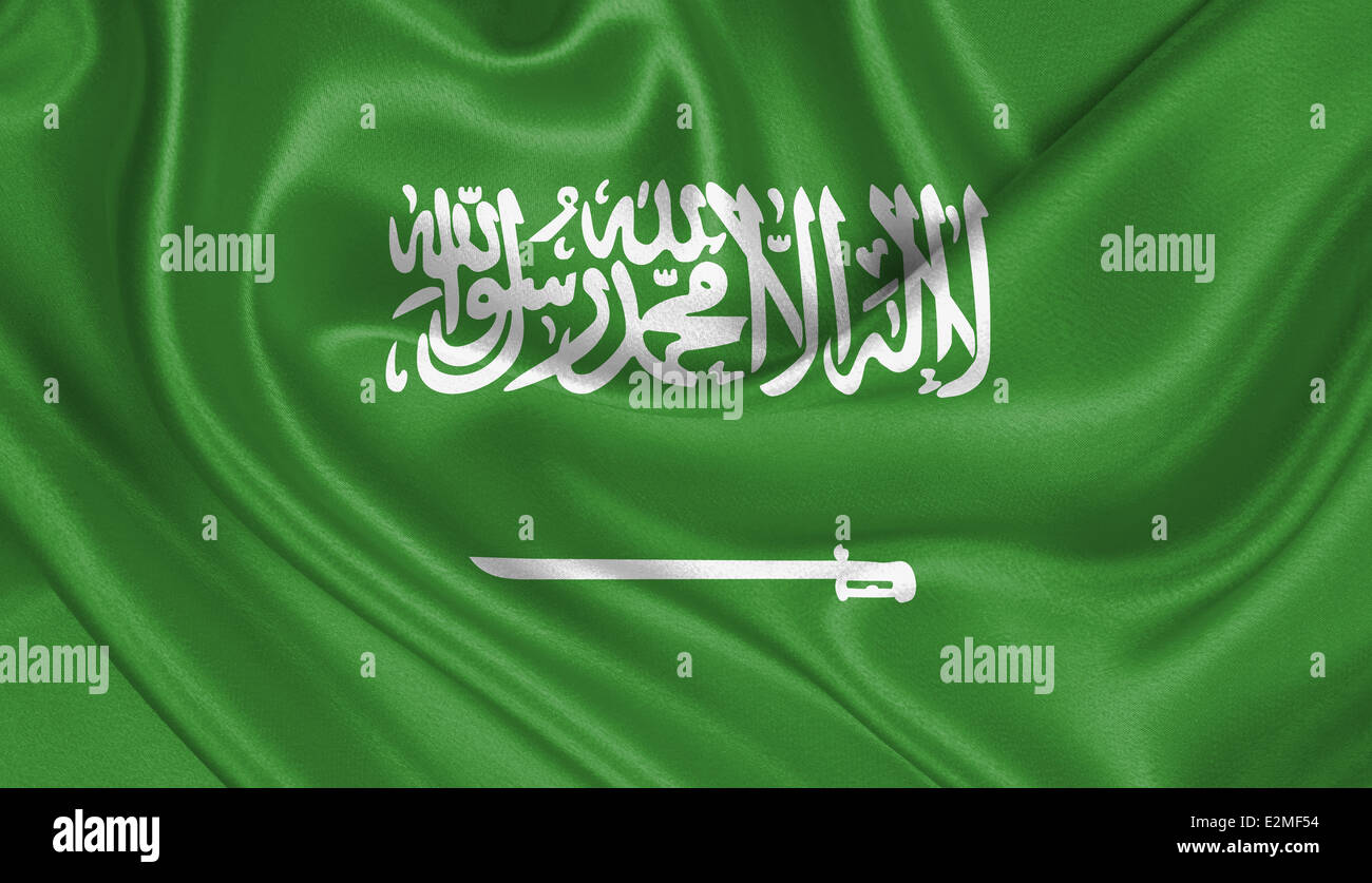 Flag of Saudi Arabia Stock Photo - Alamy