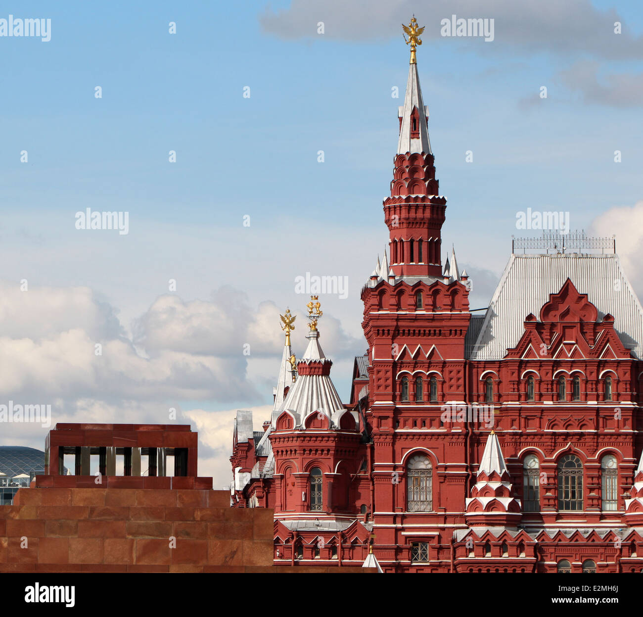Historical Museum and Mausoleum in Moscow Kremlin Stock Photo - Alamy