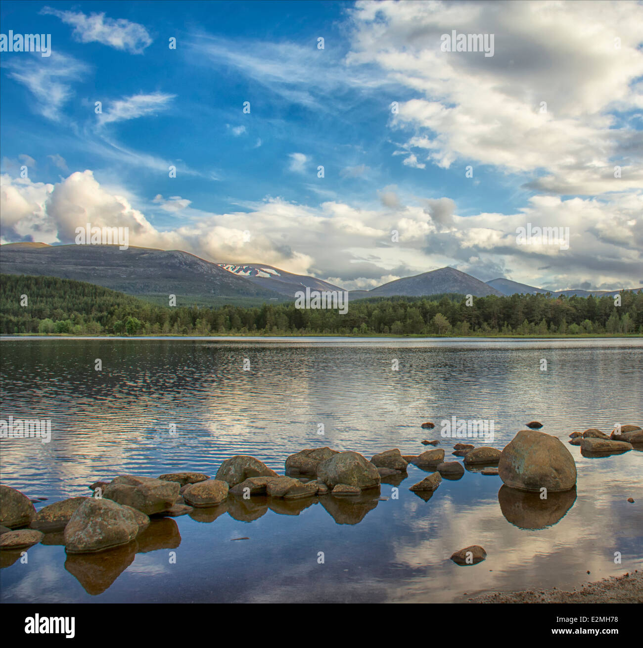Loch Morlich Aviemore Stock Photo - Alamy