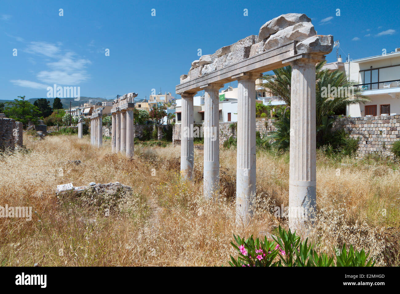 The ancient gymnasium of Kos island in Greece Stock Photo - Alamy