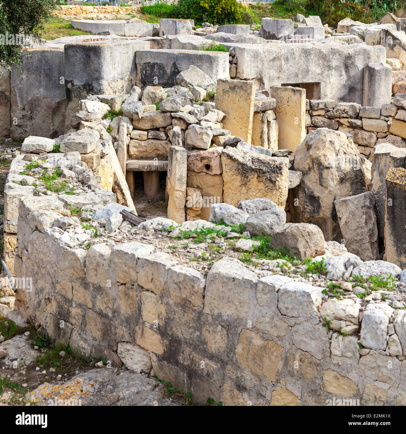 Malta temple hi-res stock photography and images - Alamy