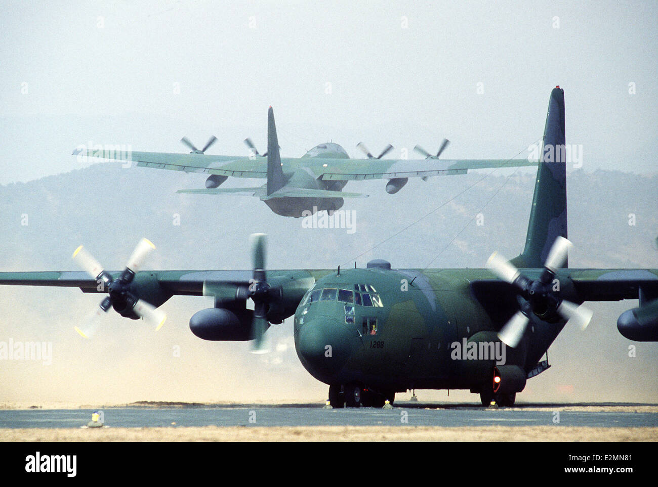 U.S. Air Force C-130 Hercules aircraft Stock Photo - Alamy