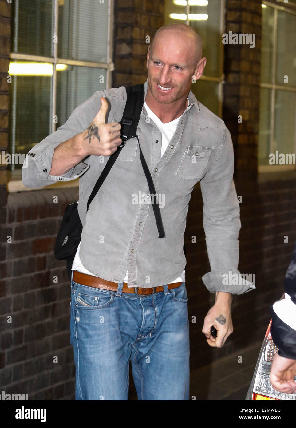 Celebrities at the ITV studios Featuring: Gareth Thomas Where: London ...
