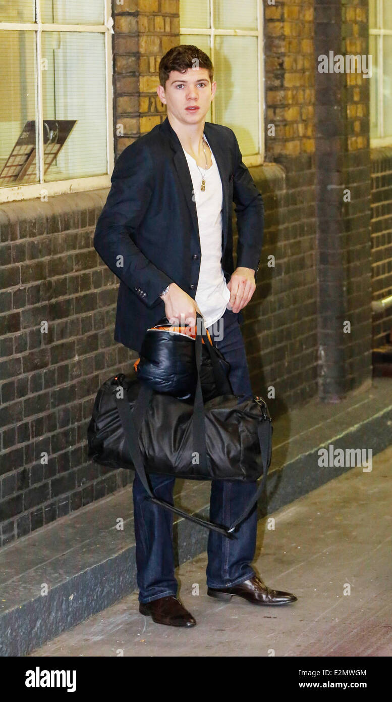 Olympic boxer Luke Campbell outside the ITV studios. Luke has recently ...