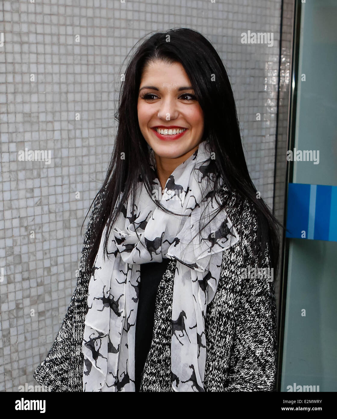 Natalie Anderson leaving the ITV studios in good spirits Featuring ...