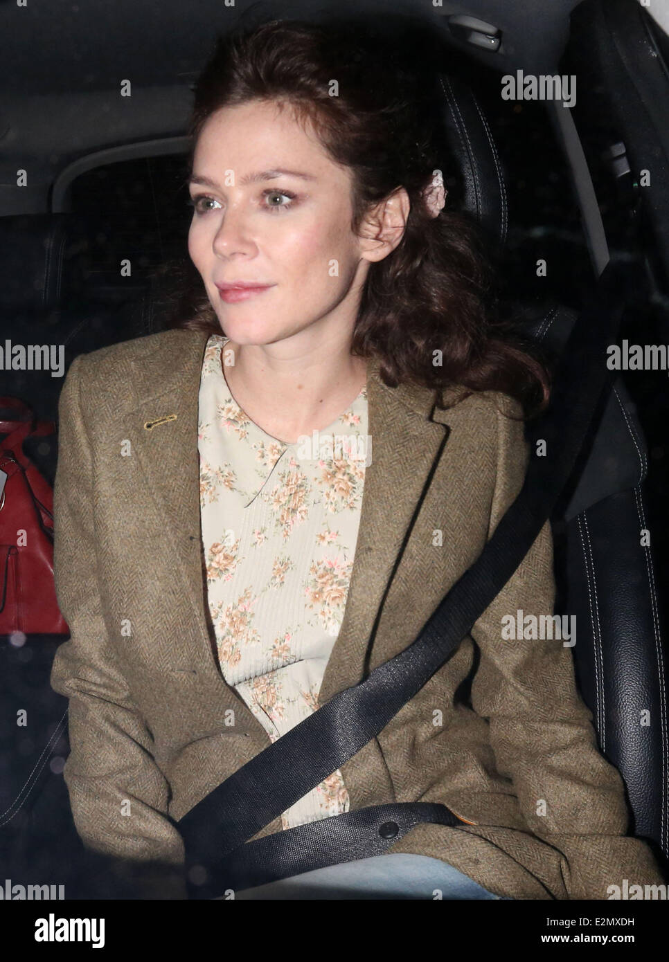 Anna Friel Leaving The Vaudeville Theatre by the stage door Featuring ...