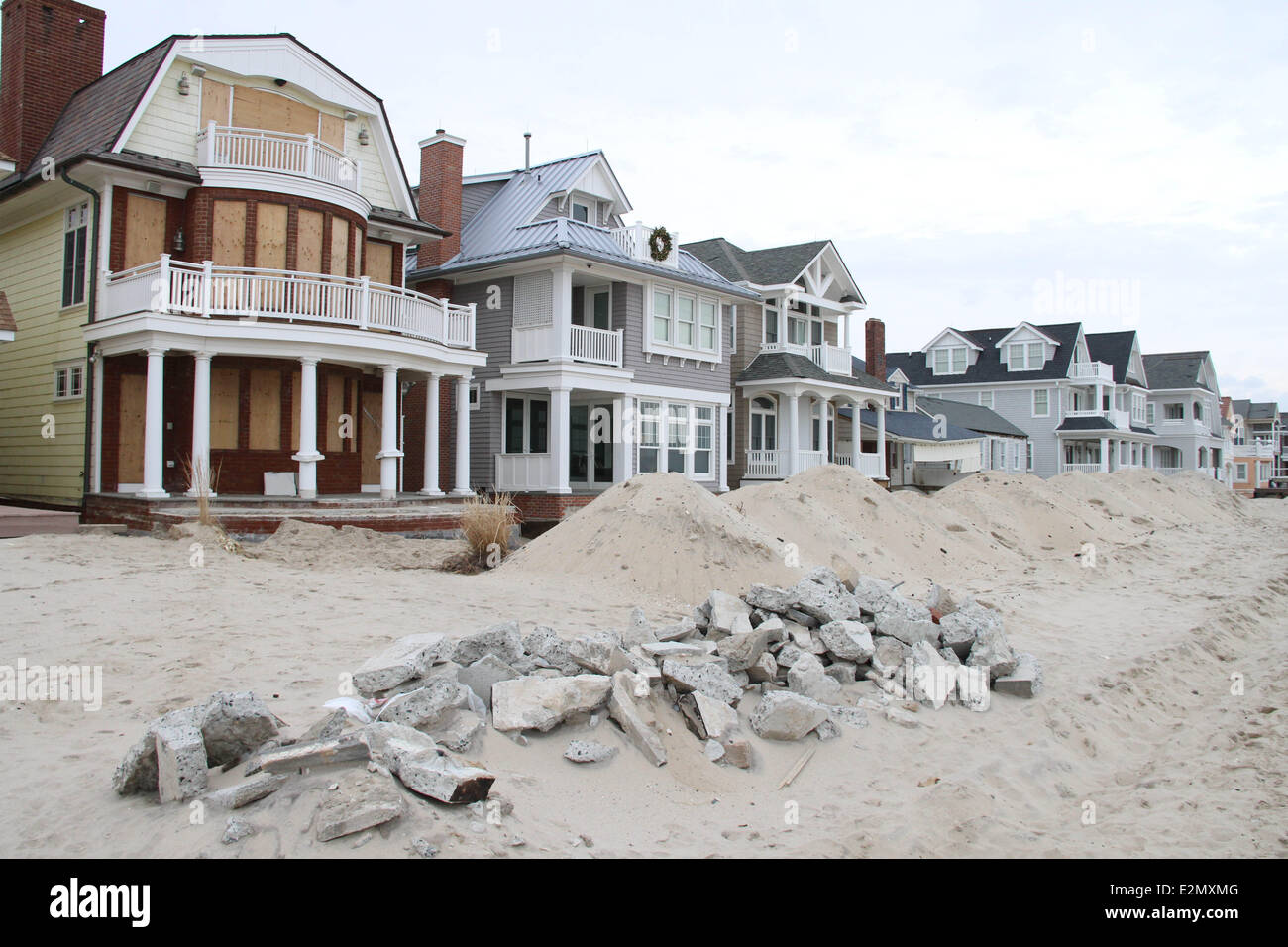 Pictures of the world famous "New Jersey Shore Line" 2 months after ...