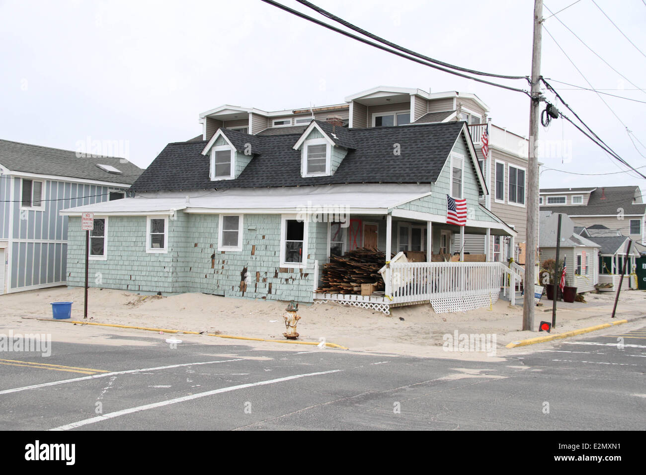Pictures of the world famous "New Jersey Shore Line" 2 months after ...