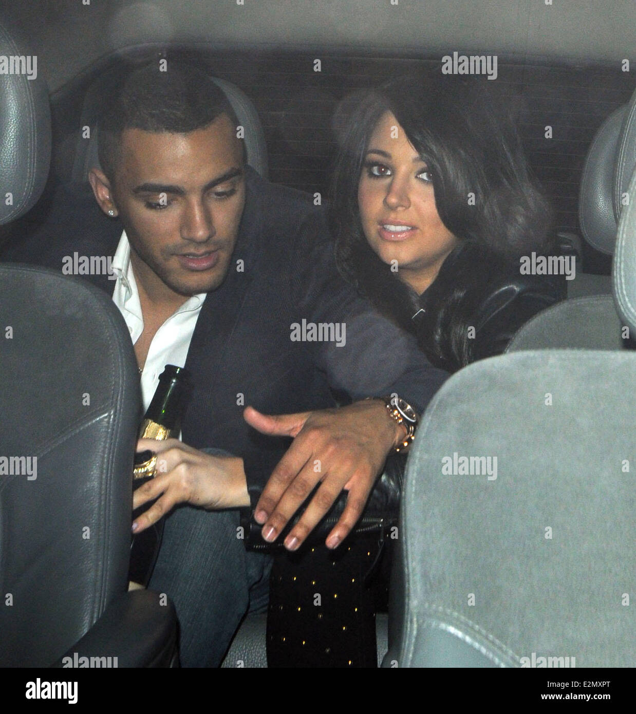 Tulisa Contostavlos and her new boyfriend Danny Simpson seen leaving ...