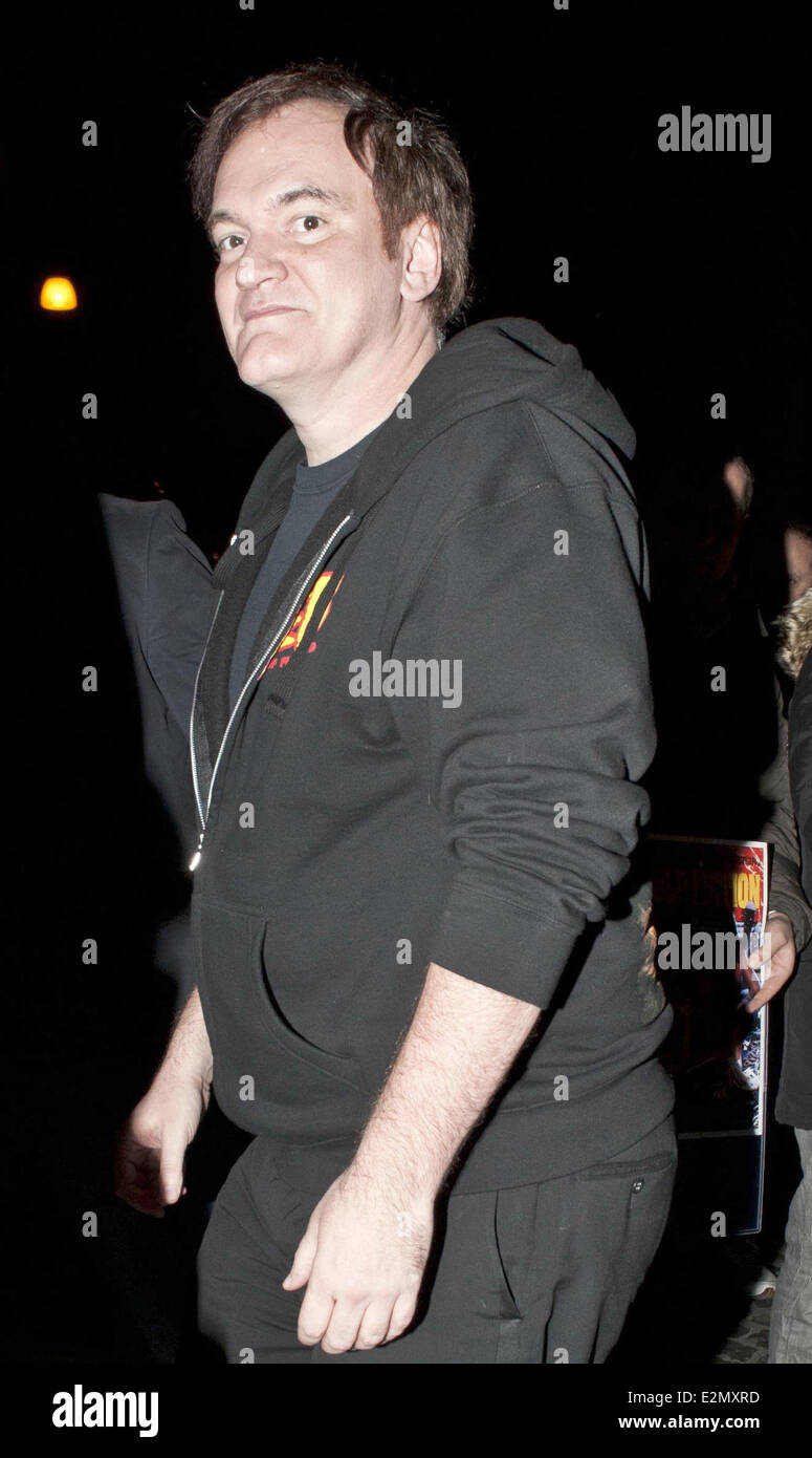 Quentin Tarantino seen leaving Il Bolognese restaurant Featuring ...