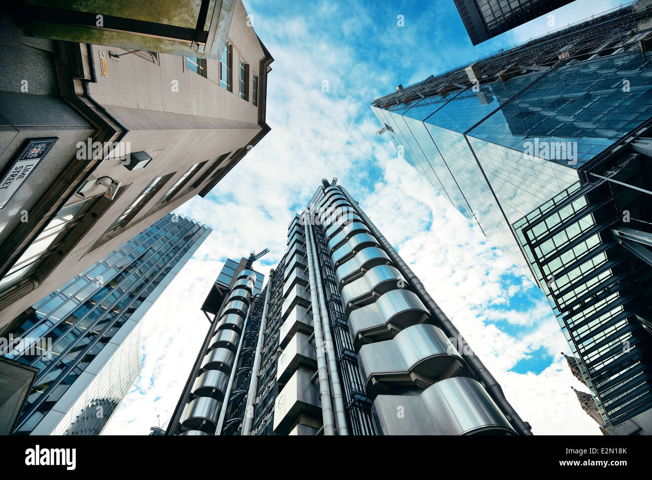 Financial district office buildings Stock Photo - Alamy