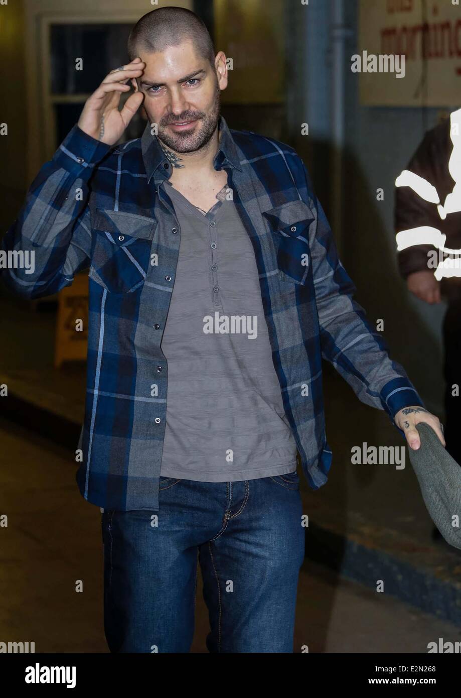 Celebrities at the ITV studios Featuring: Shane Lynch Where: London ...