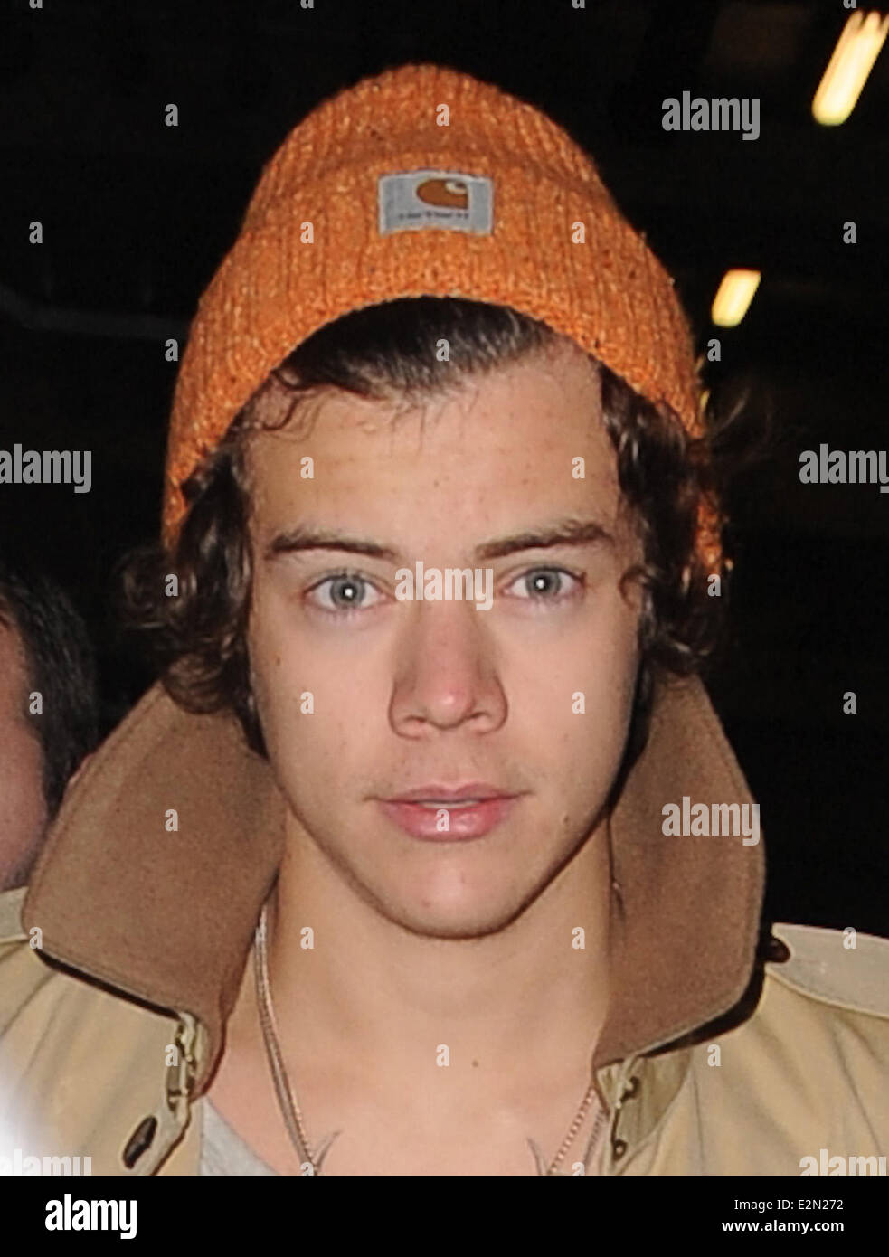 Harry Styles arrives at Heathrow Airport after flying in from New York ...