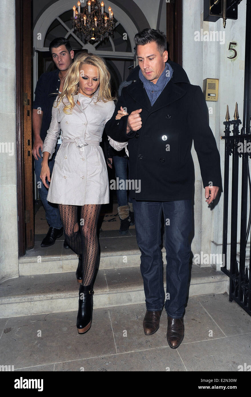 Pamela Anderson and her 'Dancing On Ice' partner Matt Evers leave Les ...