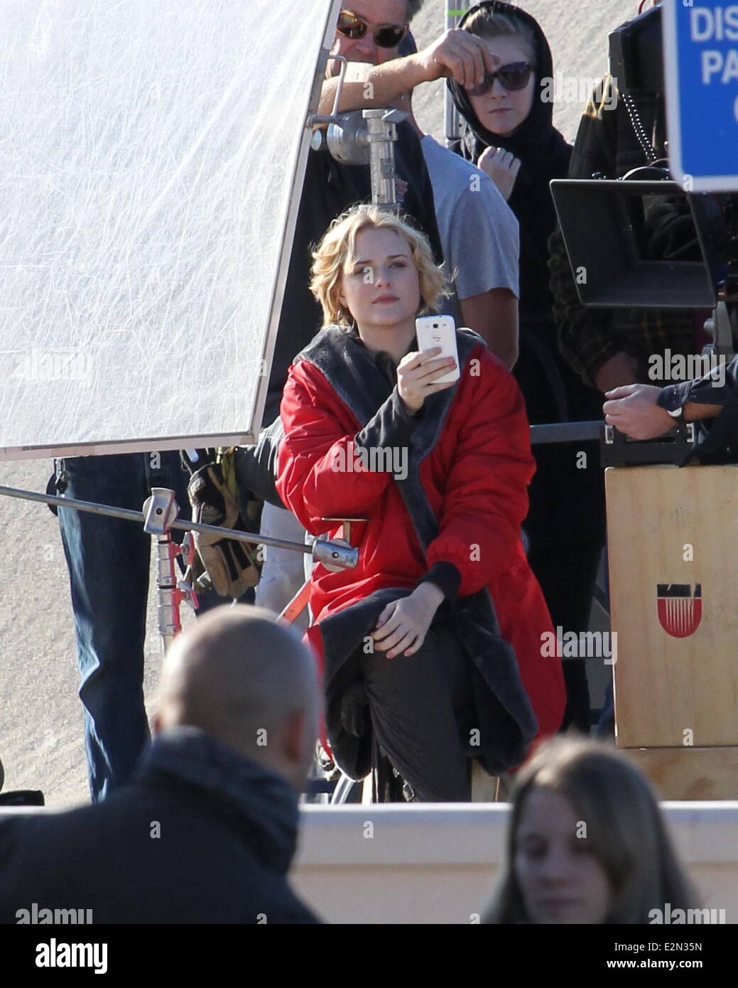 Evan Rachel Wood films scenes on the set of '10 Things I Hate About ...