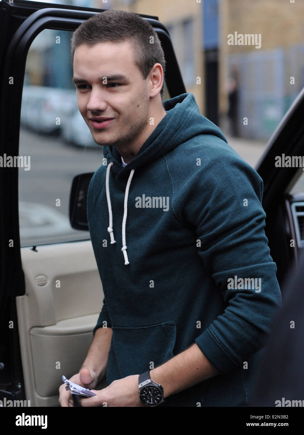 One Direction arrive at a rehearsal studio Featuring: Liam Payne Where ...