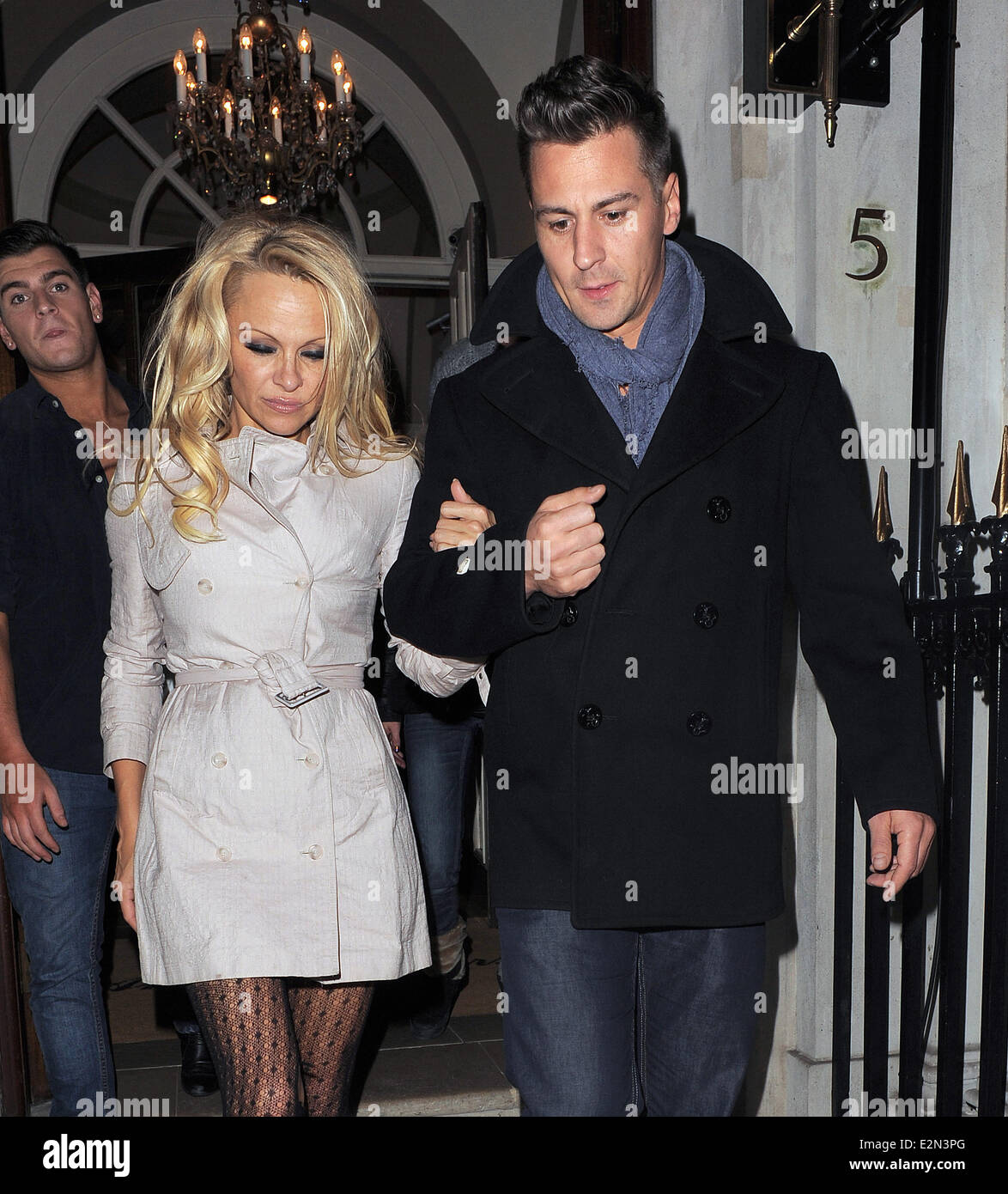 Pamela Anderson and her 'Dancing On Ice' partner Matt Evers leave Les ...