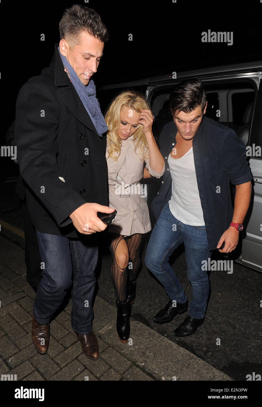 Pamela Anderson and her 'Dancing On Ice' partner Matt Evers leave Les ...