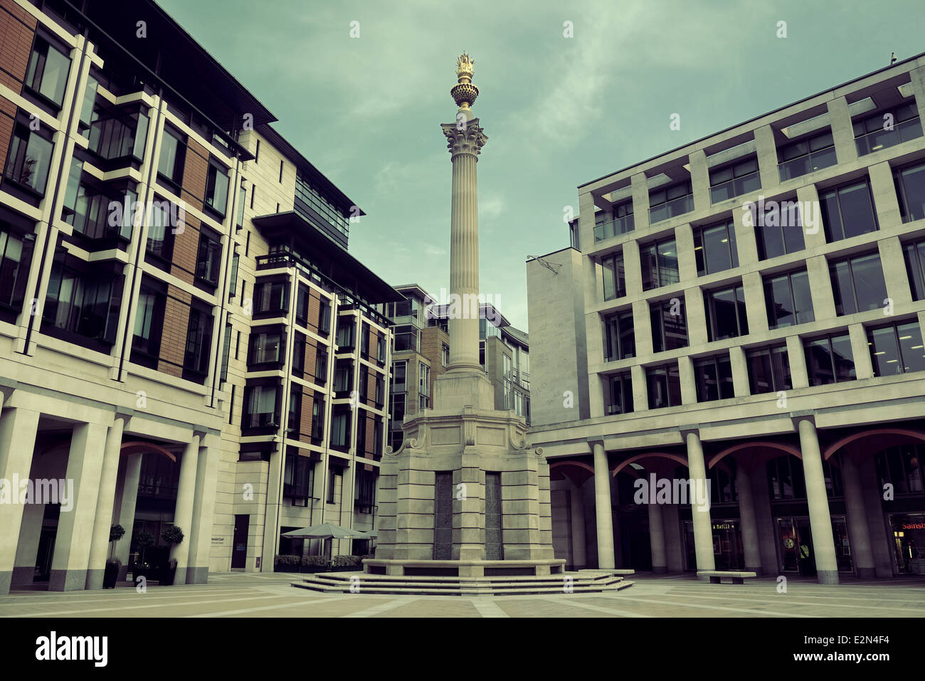 Paternoster Square Column in financial district Stock Photo - Alamy