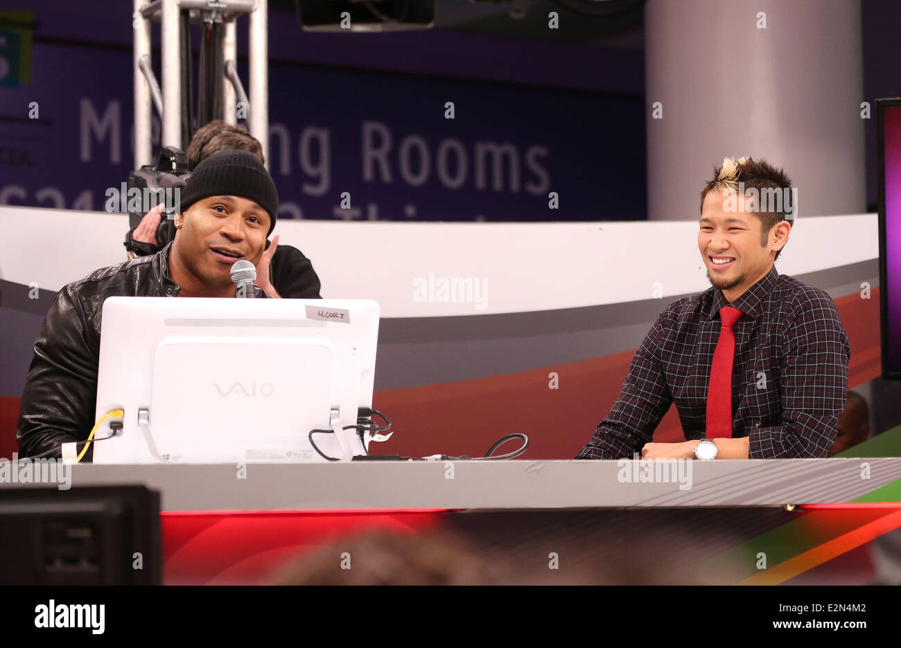 Celebrities at The 2013 Consumer Electronics Show held at the Las Vegas Convention Center ...