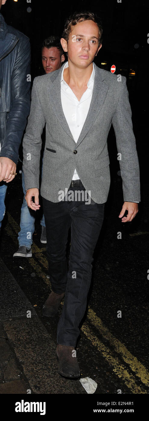Callum Best and George Lineker outside Funky Buddha nightclub Featuring ...