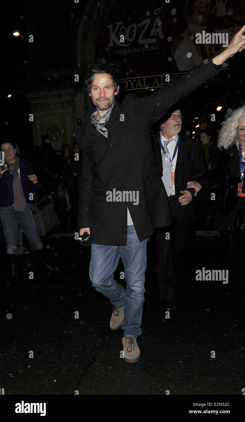 Kooza Cirque Du Soleil opening night at the Royal Albert Hall - Outside ...
