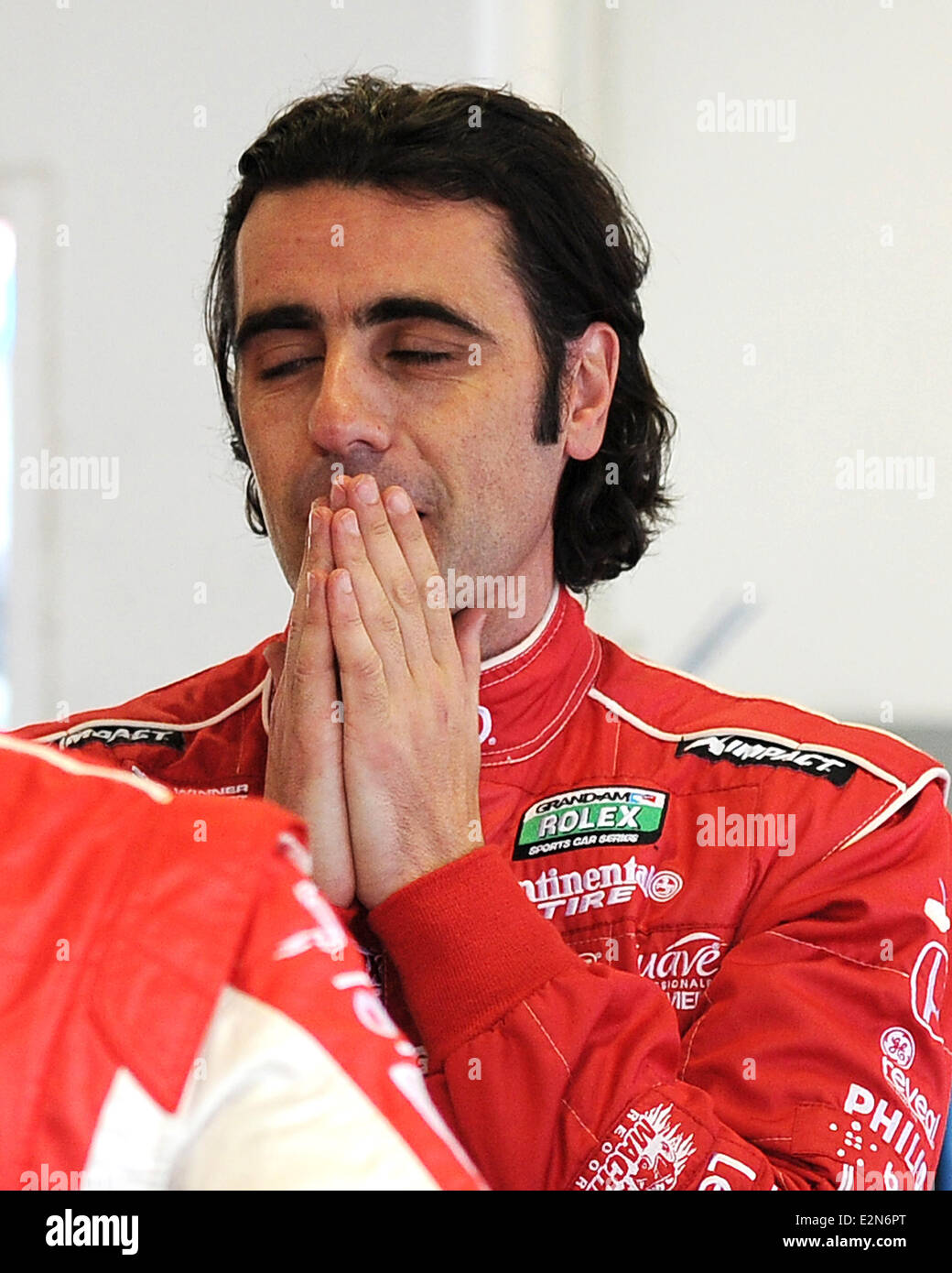 Dario Franchitti participates in the Rolex Series test sessions at ...